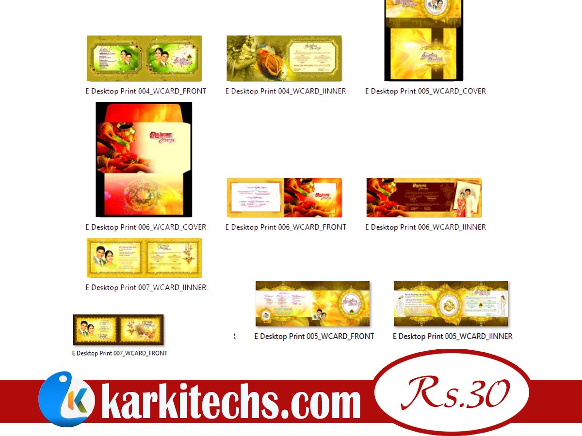 Tamil PSD Collection - Karki Techs