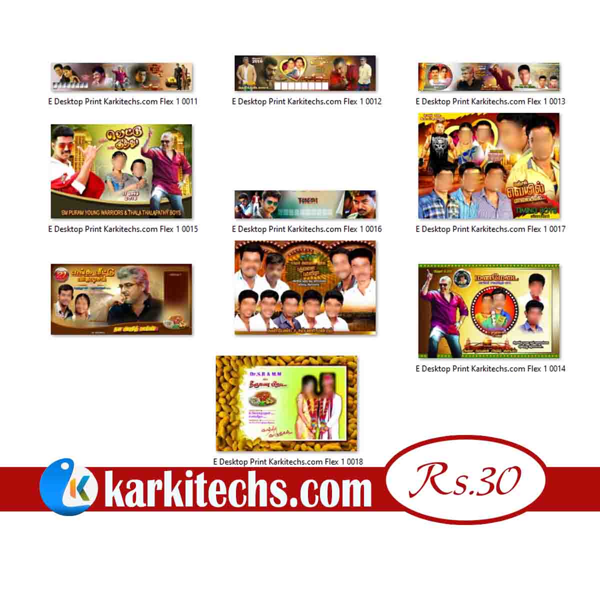 PREMIUM WEDDING FLEX – PSD FILES - Karki Techs