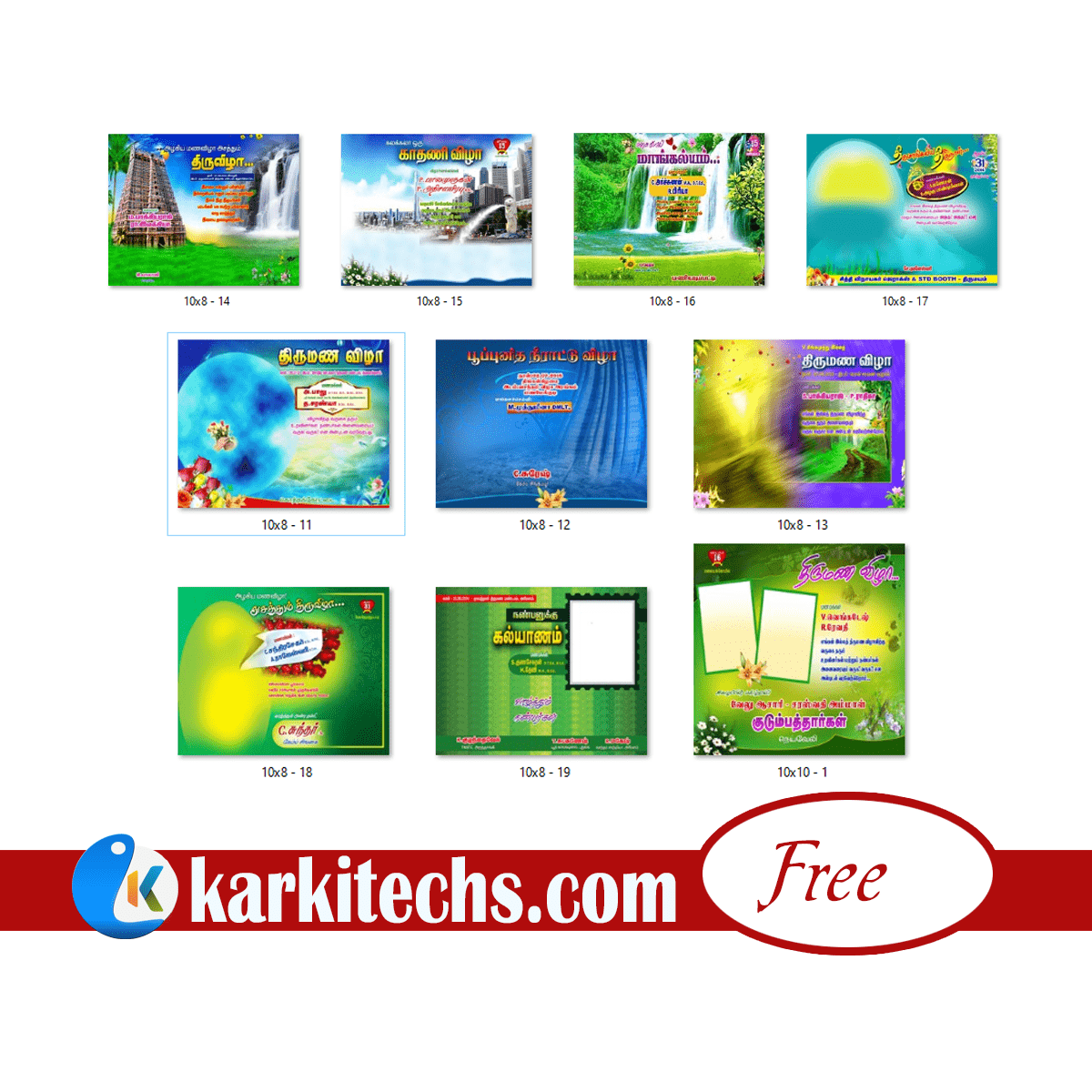 FREE NEW WEDDING FLEX 10 – PSD FILES DOWNLOAD - Karki Techs