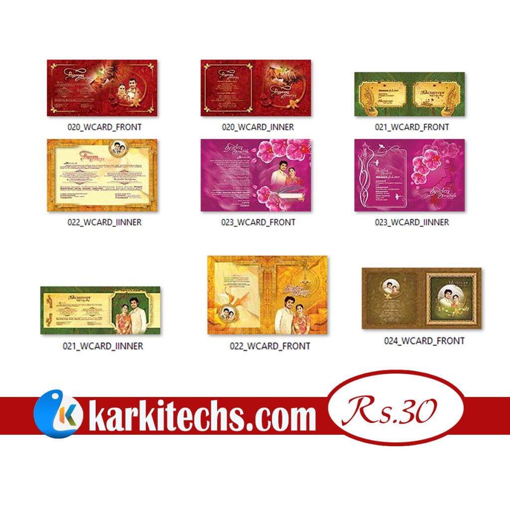 PREMIUM NEW WEDDING INVITATION PSD FILES - Karki Techs