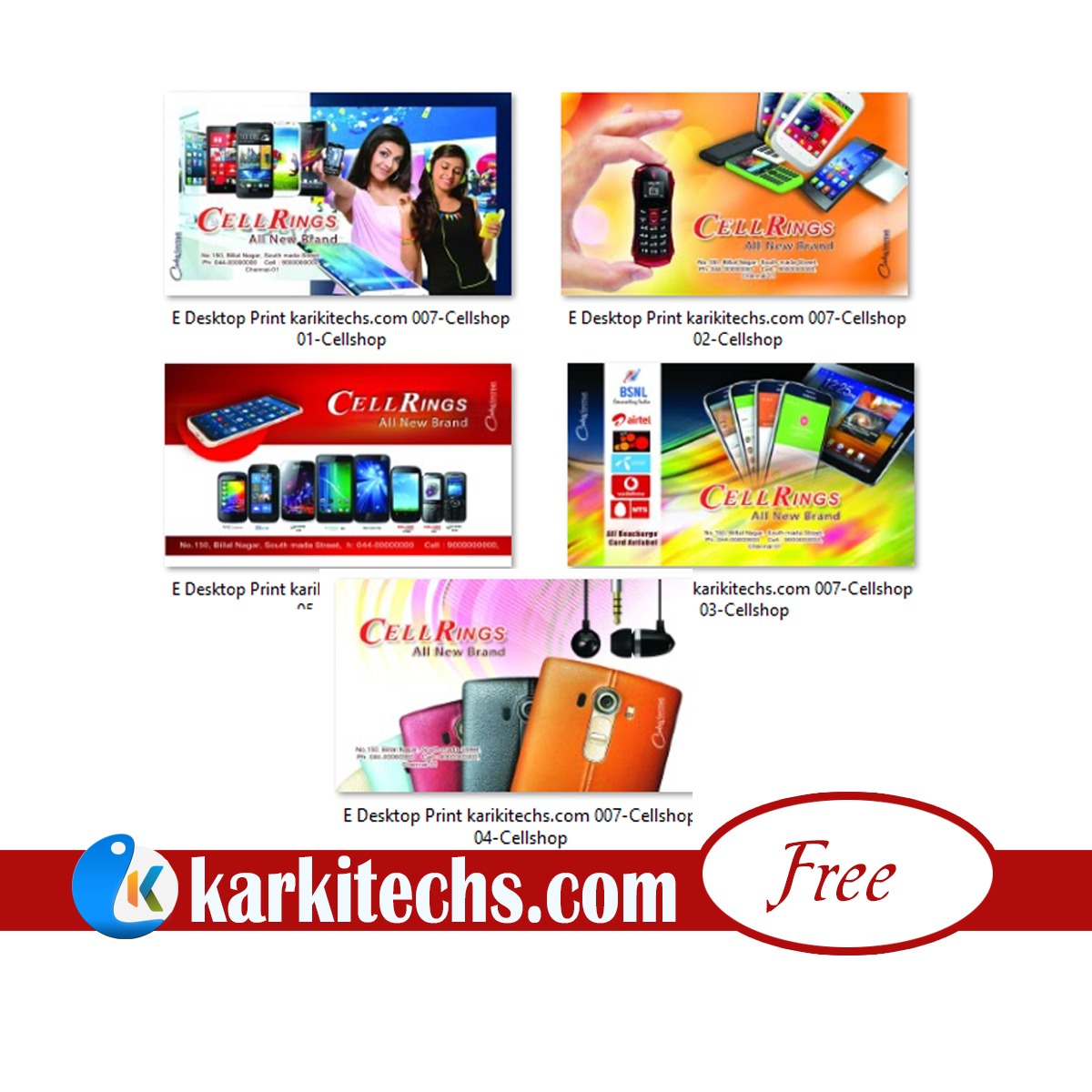 Free Mobile Shop Flex Psd Download - Karki Techs