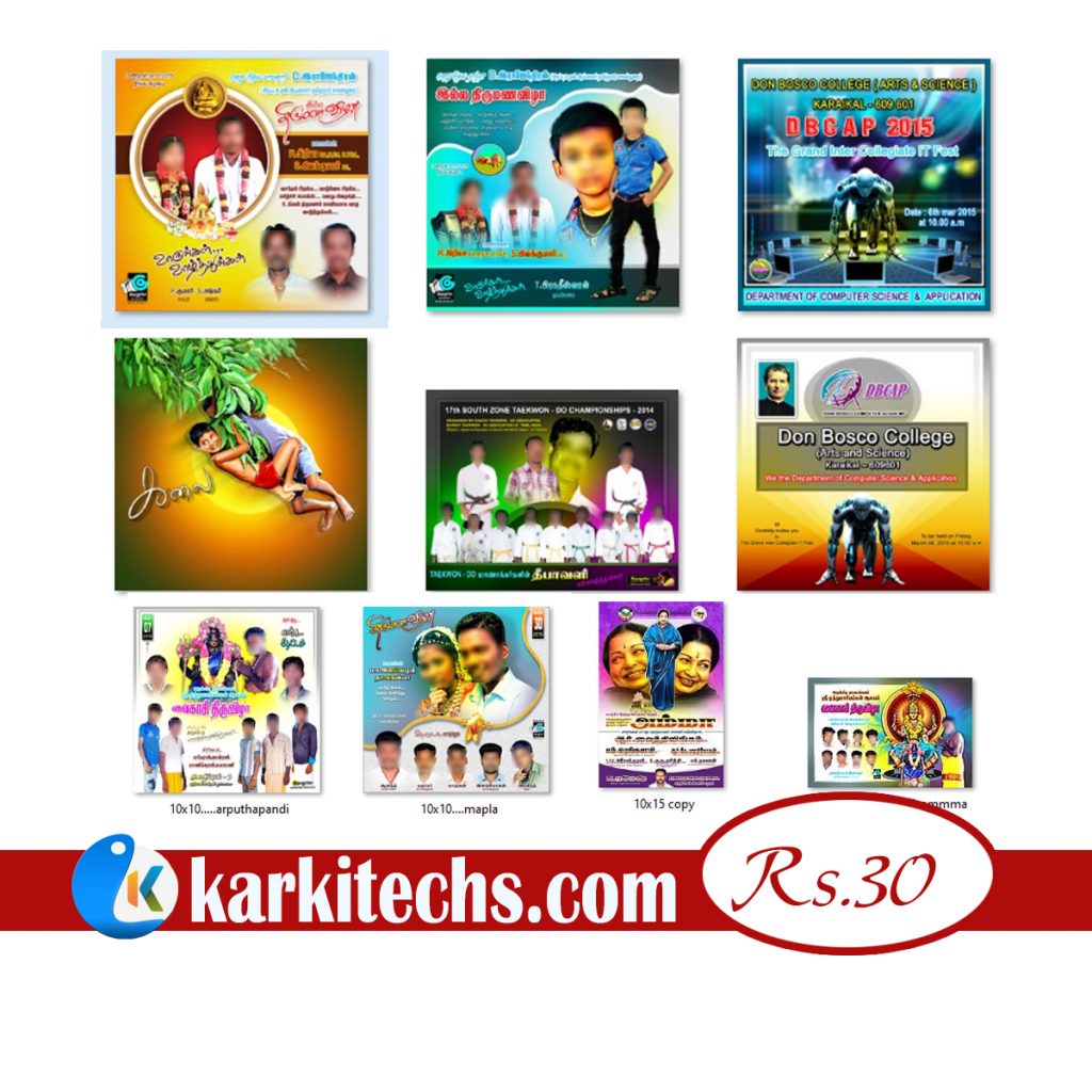 10×10 PREMIUM 10 WEDDING FLEX – PSD FILES - Karki Techs