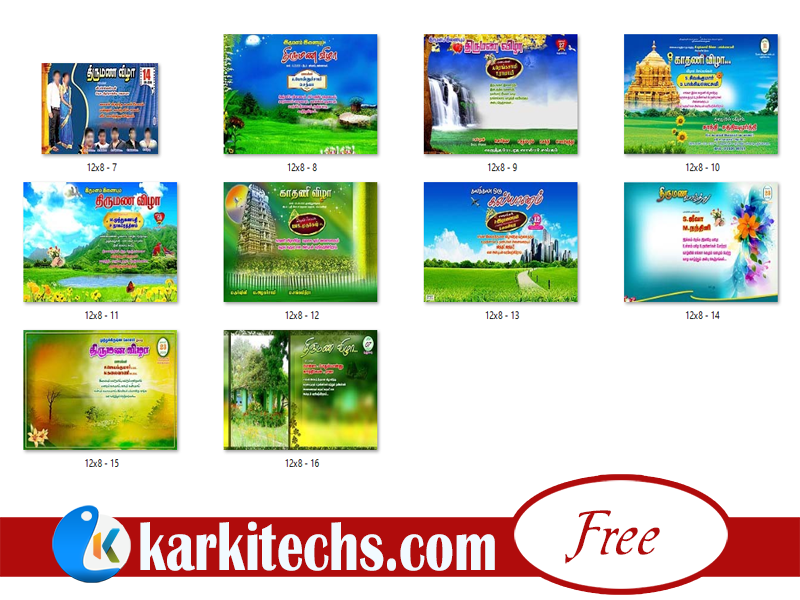 FREE NEW WEDDING FLEX 10 – PSD FILES DOWNLOAD - Karki Techs