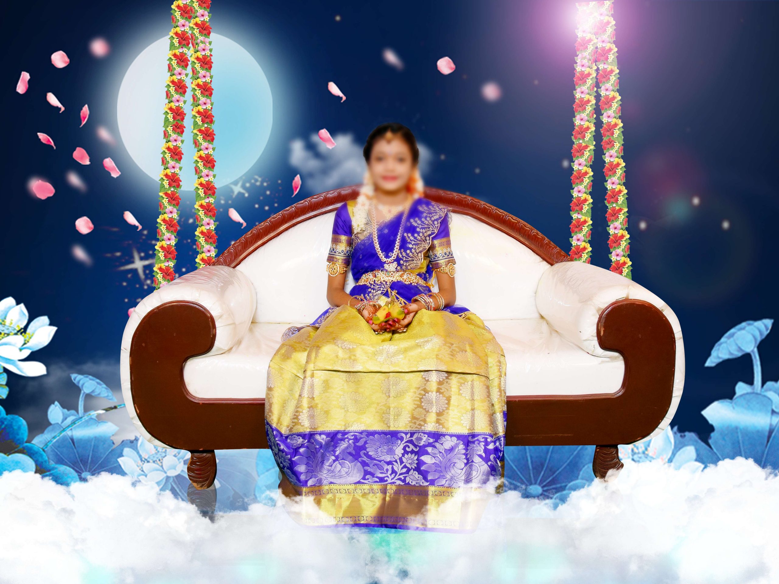 Vol-02-Premium Half Saree Function Album PSD - Karki Techs