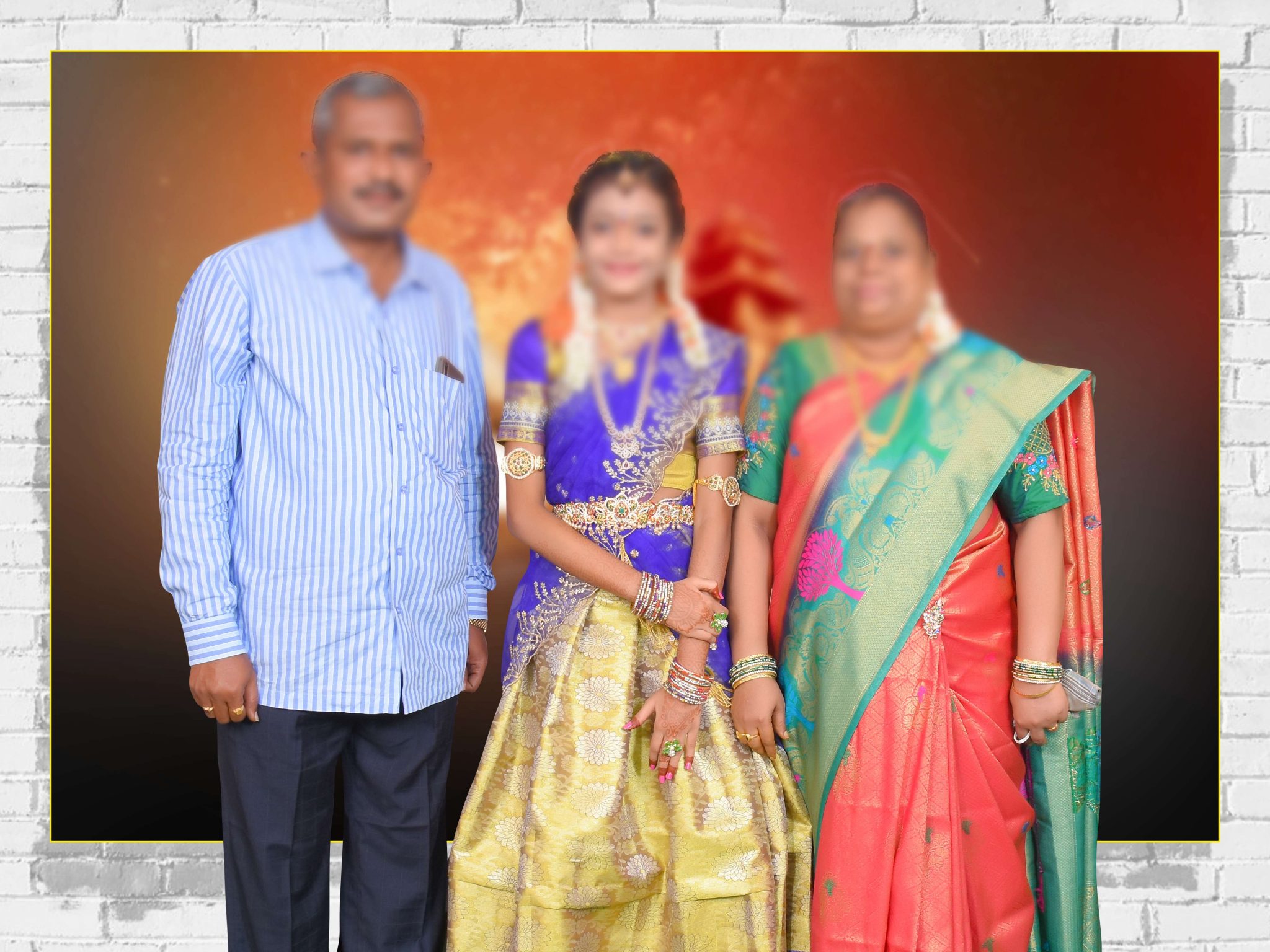 Vol-02-Premium Half Saree Function Album PSD - Karki Techs