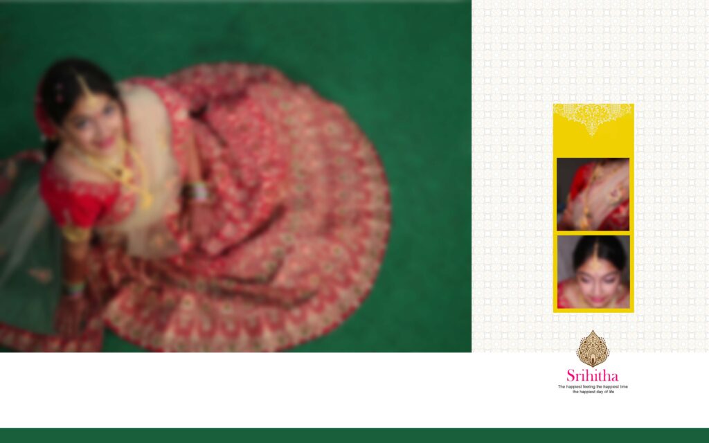 #5-Half Saree Album PSD template - Karki Techs