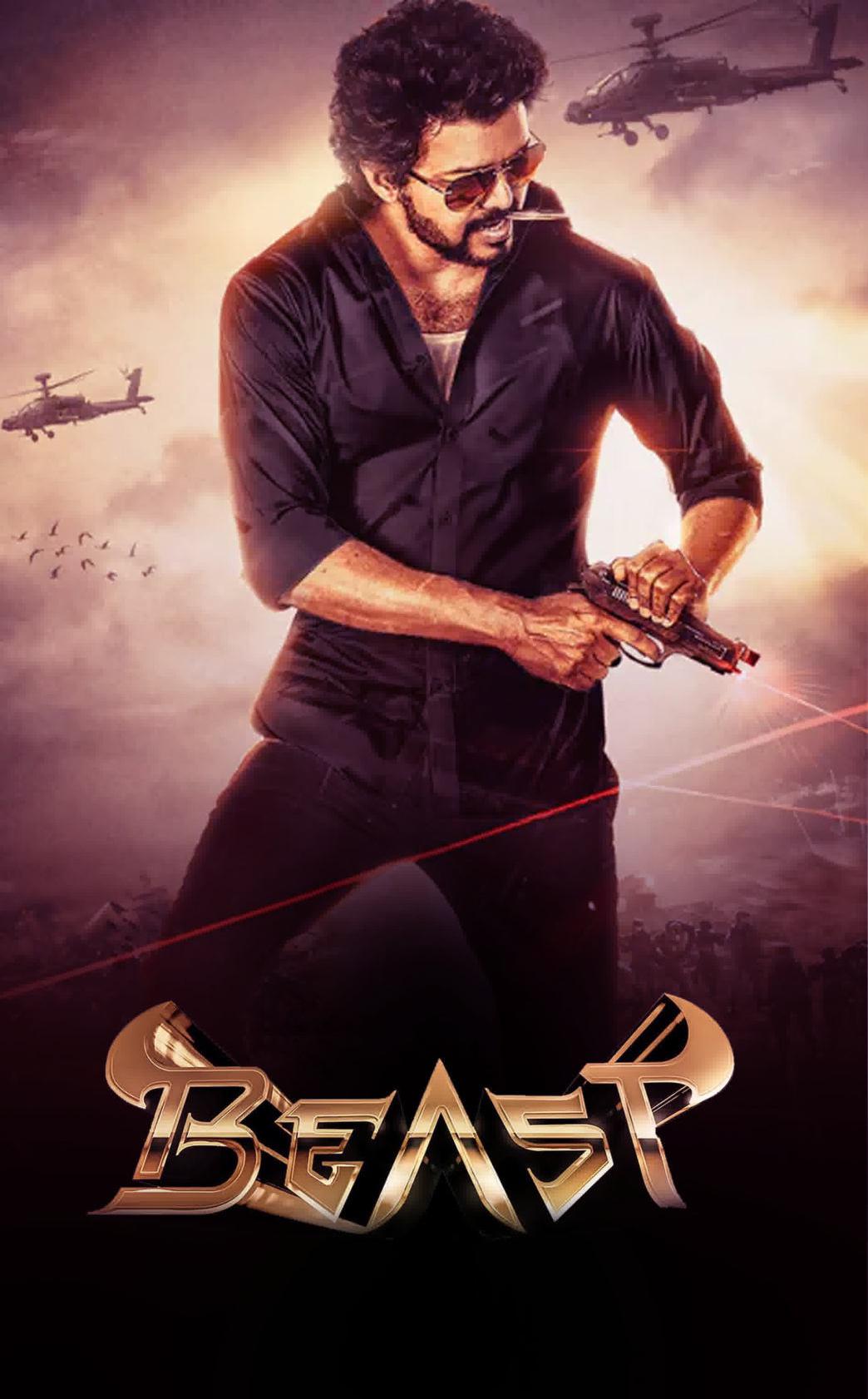 ACTOR VIJAY BEAST PSD - Karki Techs