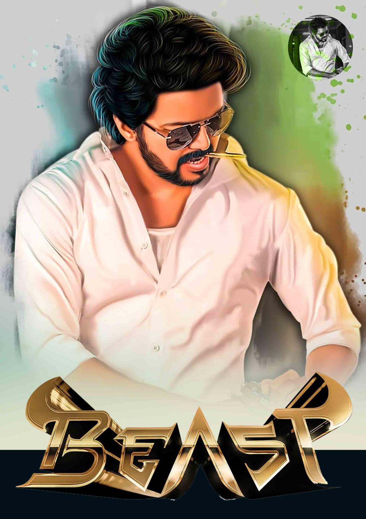 #2 - ACTOR VIJAY BEAST PSD - Karki Techs