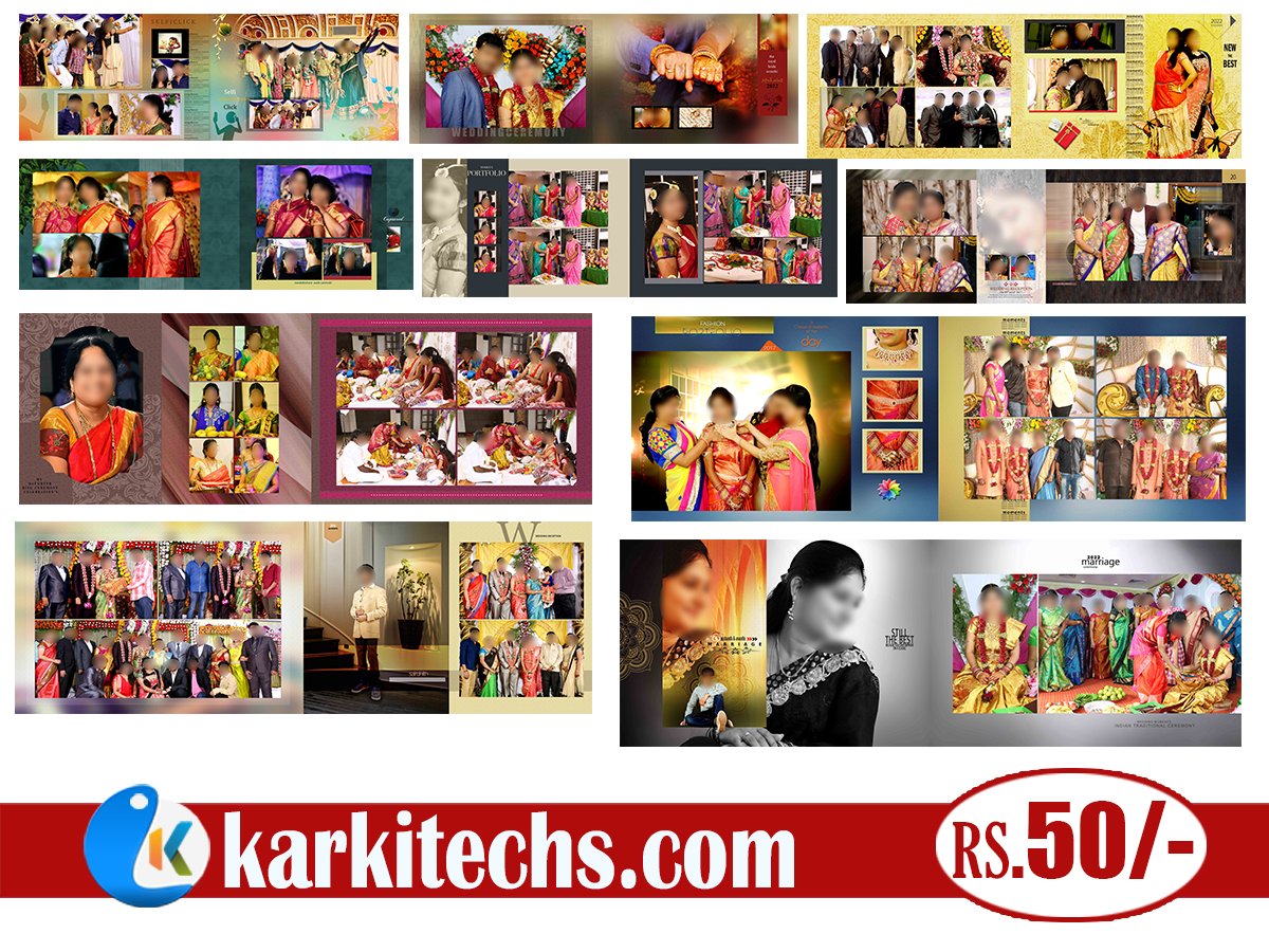 #33 – LATEST PREMIUM WEDDING ALBUM SHEETS - Karki Techs