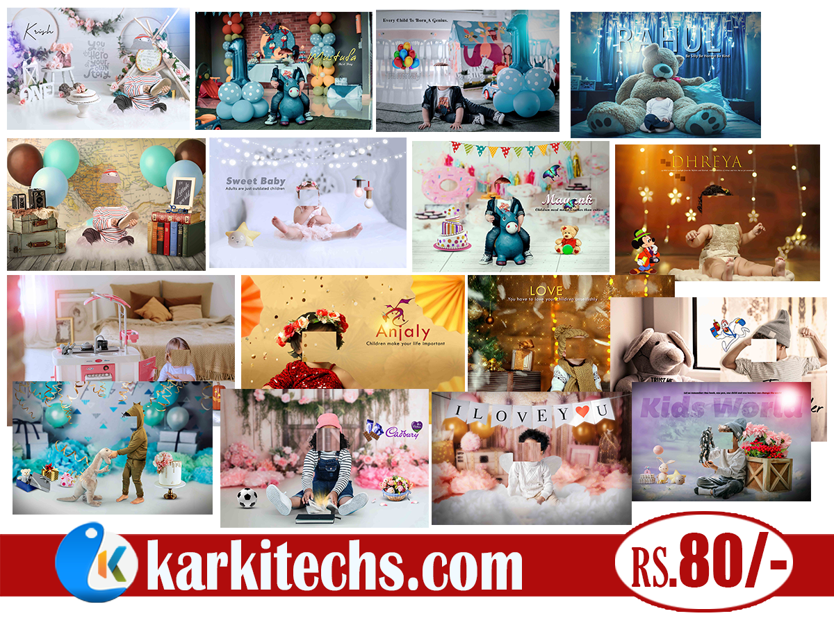 SEN DESIGN PSD – KIDS ALBUM PSD – #1 - Karki Techs