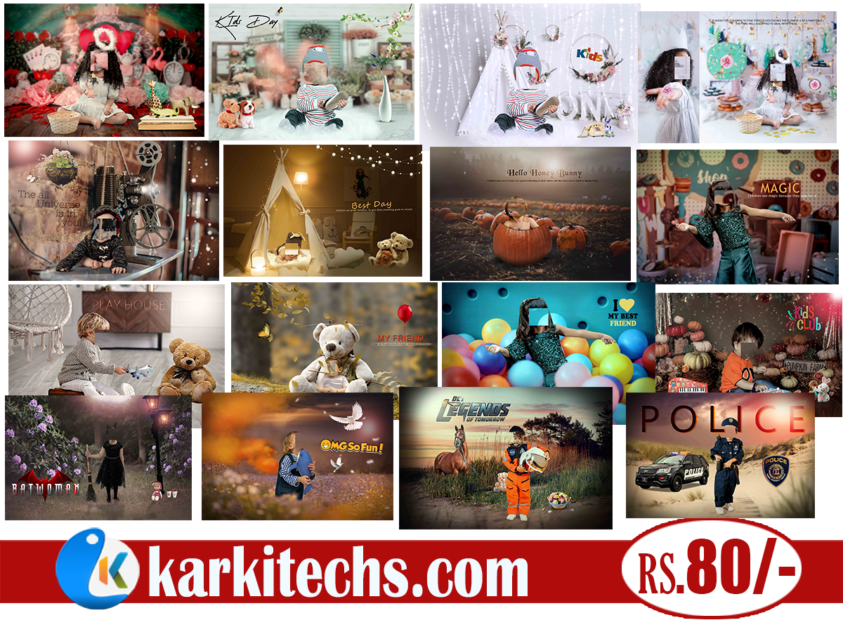 SEN DESIGN PSD – KIDS ALBUM PSD – #2 - Karki Techs