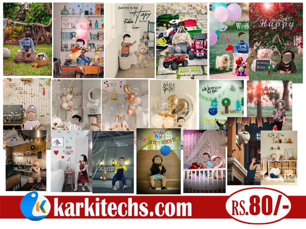 SEN DESIGN PSD – KIDS ALBUM PSD – #4 - Karki Techs