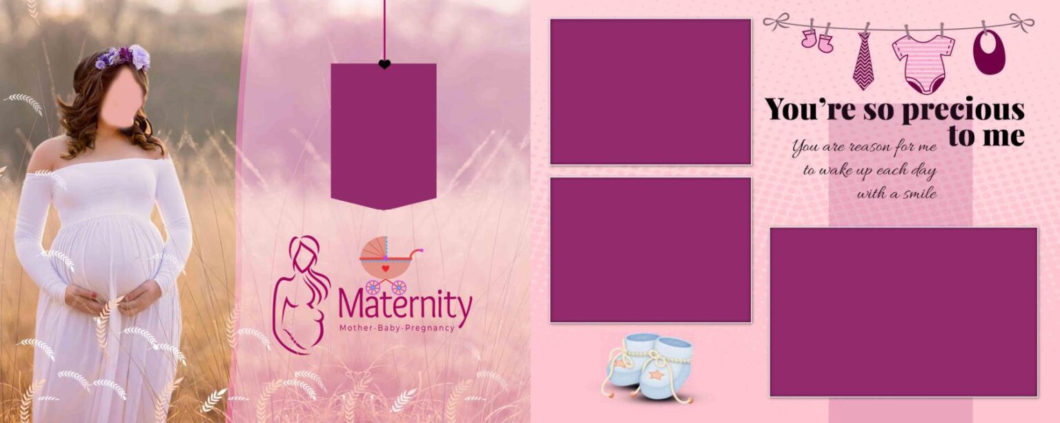 SEN DESIGN PSD – MATERNITY ALBUM PSD – #1 - Karki Techs