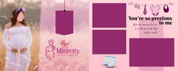SEN DESIGN PSD – MATERNITY ALBUM PSD – #1 - Karki Techs