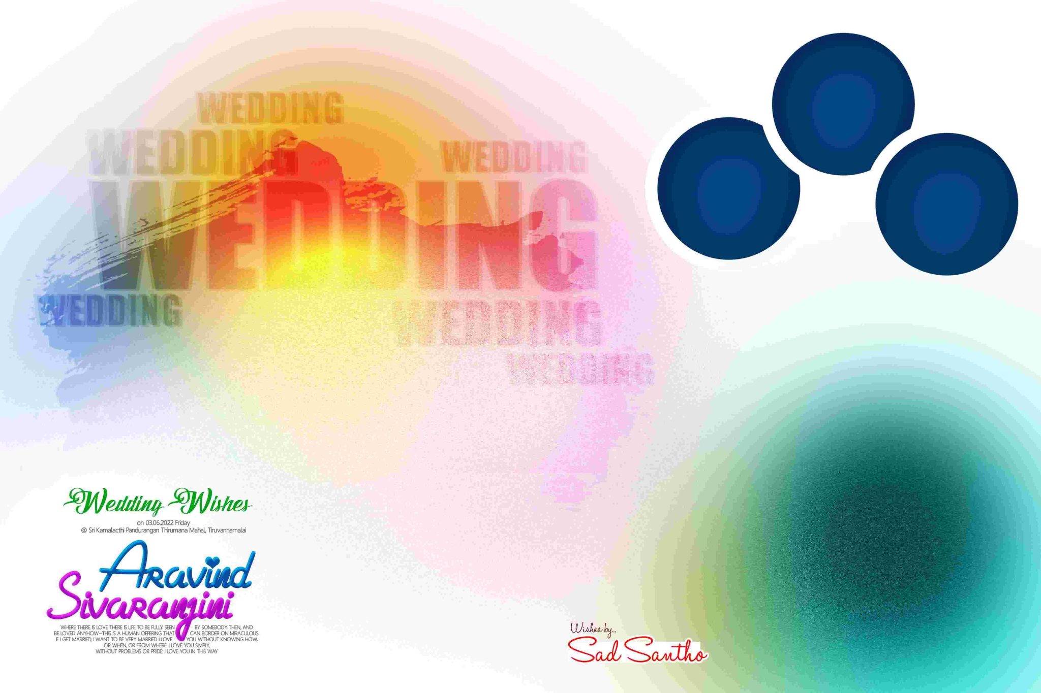 Tamil Flex PSD Design Files for Special Ceremonies - Karki Techs
