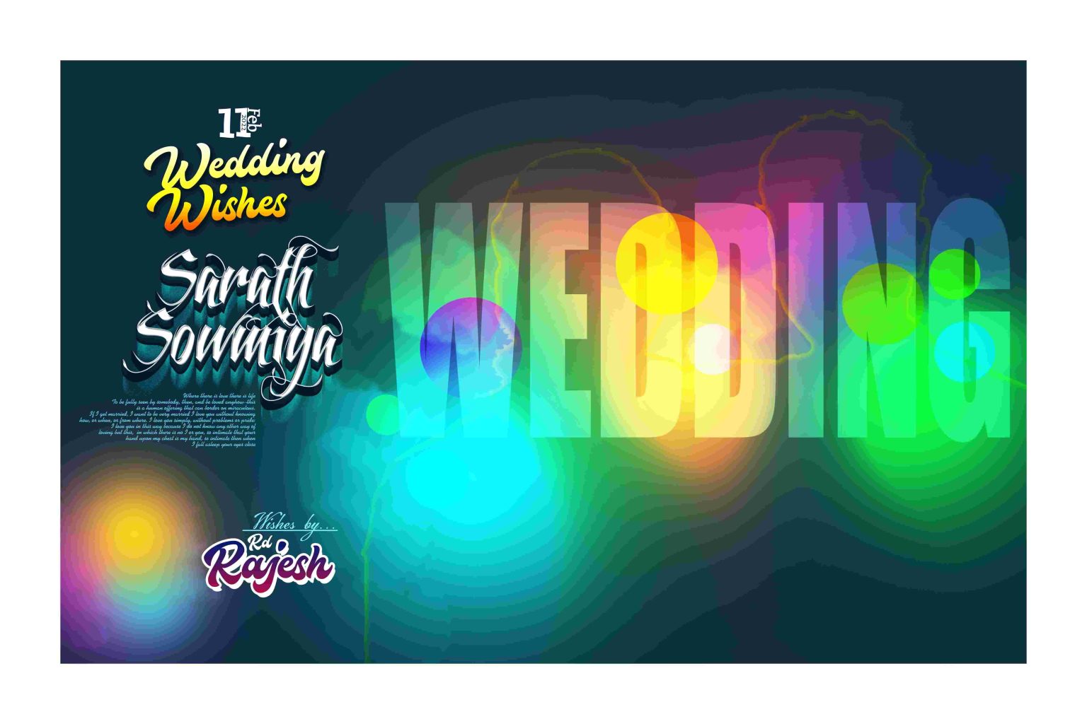 Creative Tamil Wedding Flex PSD Pack - Karki Techs
