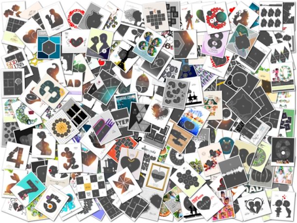 2025 Latest Photo Collage PSD Template Collection