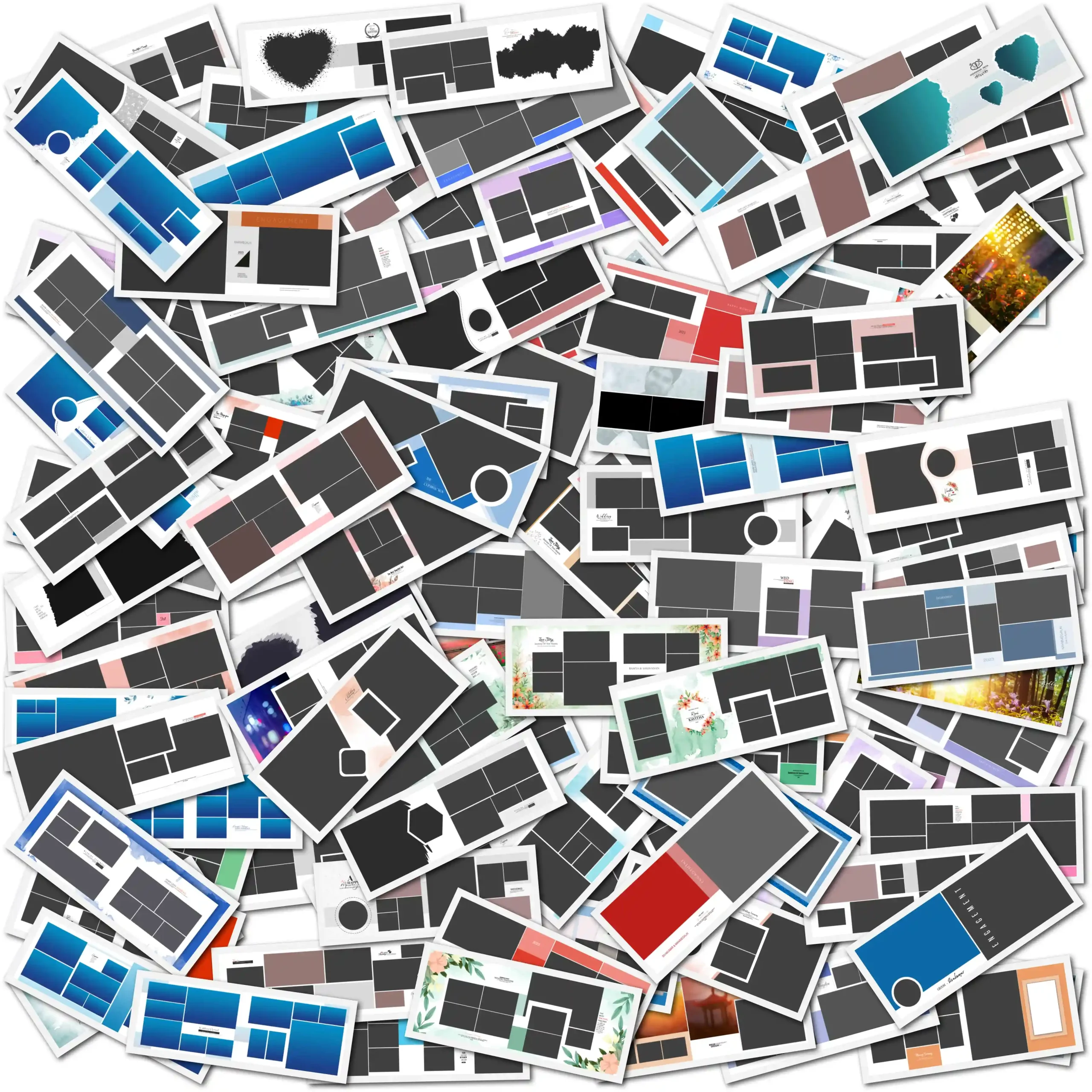 [Karki Techs] Wedding Album Design PSD 12x36 - Vol 117 to 121