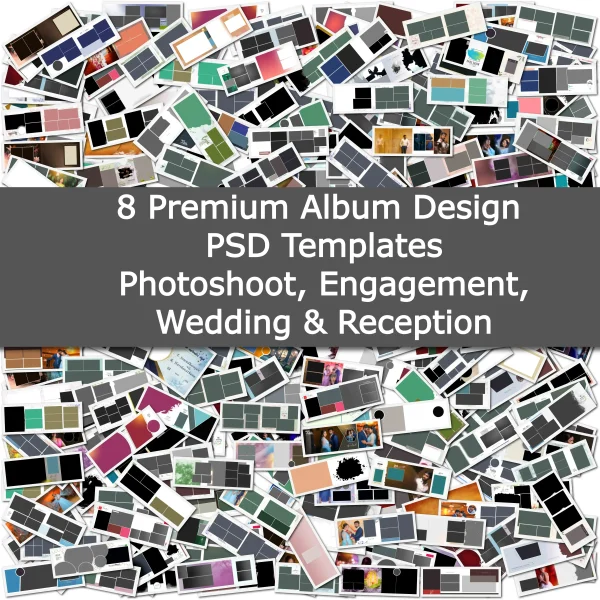 8 Premium Album Design PSD Templates
