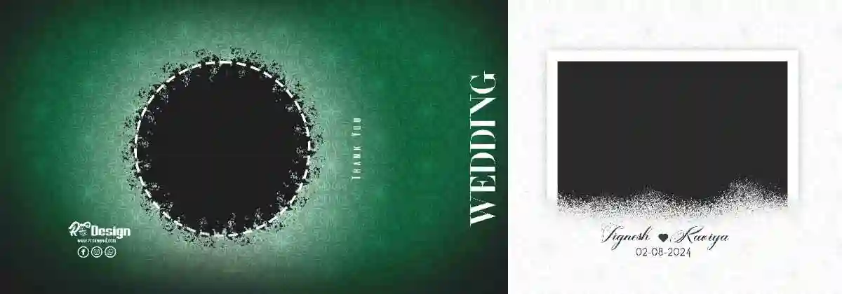 Wedding Album Cover Designs PSD Collection – 14x40 Size