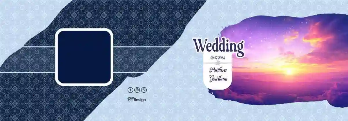 Wedding Album Cover Designs PSD Collection – 14x40 Size