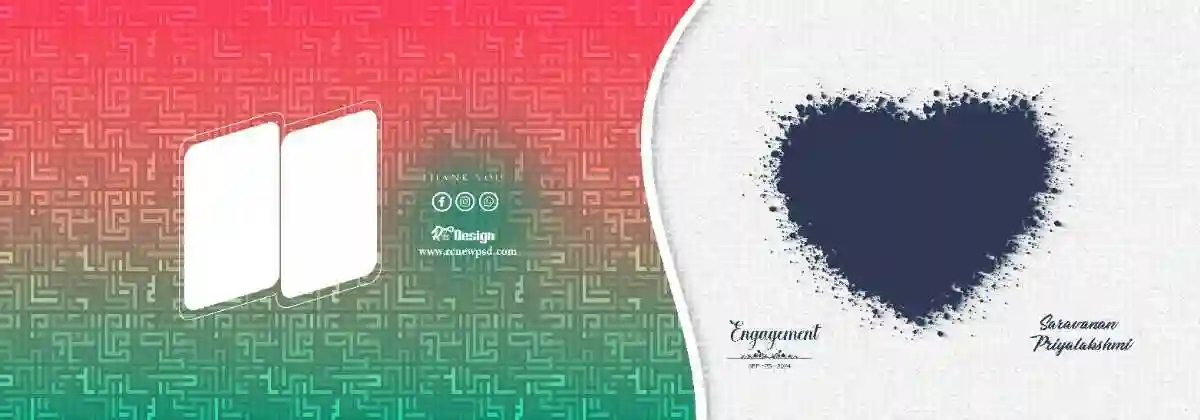 Wedding Album Cover Designs PSD Collection – 14x40 Size