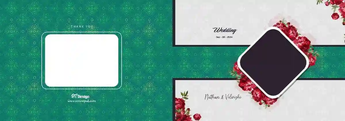Wedding Album Cover Designs PSD Collection – 14x40 Size