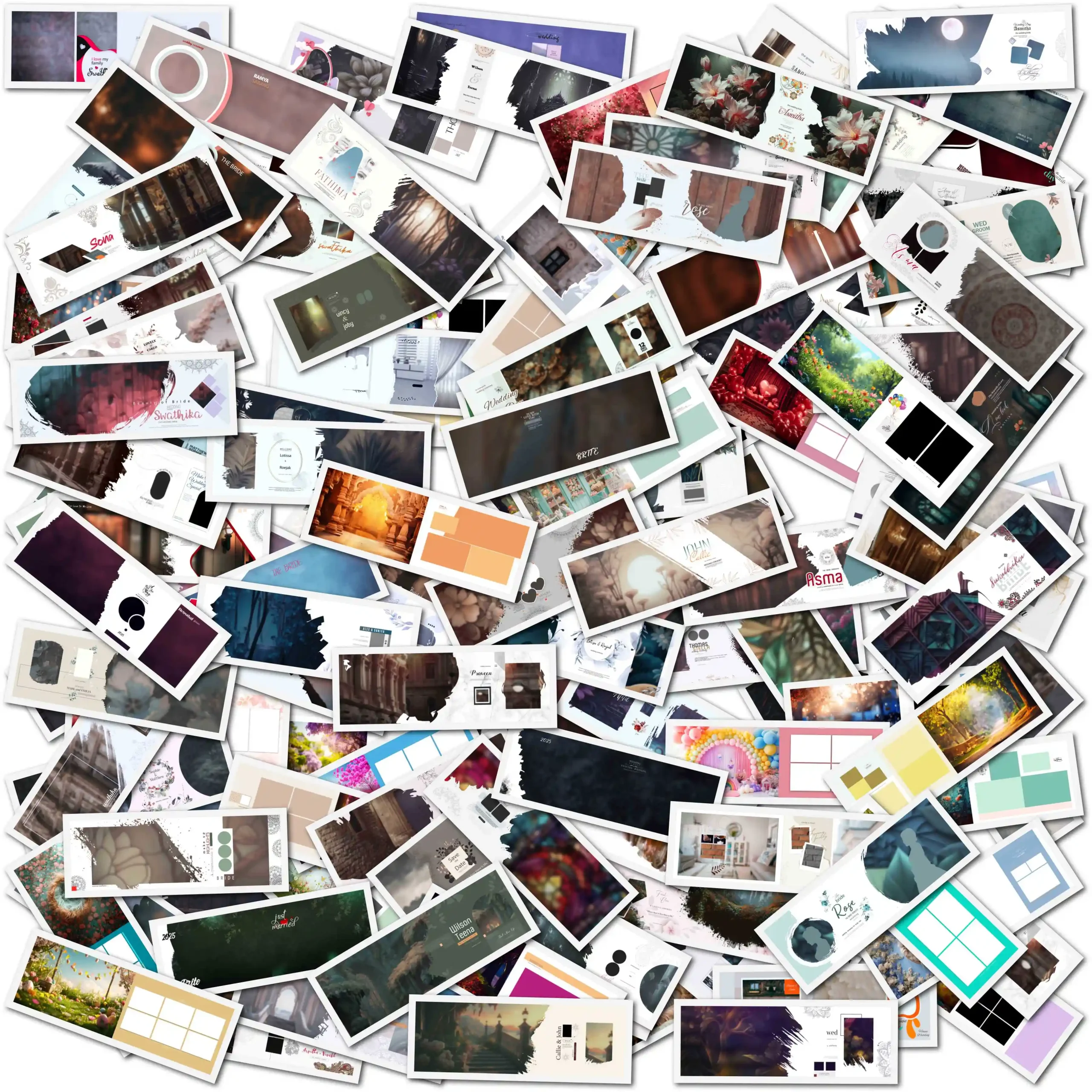 130 Premium Album Sheets – Wedding, Engagement & Birthday