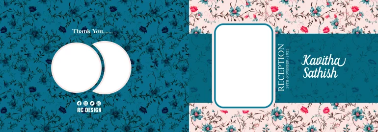 Premium Creative Wedding Album Cover Collection – 14x40